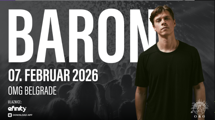 Francuski DJ BARON stiže u beogradski klub OMG! - Only Clubbing